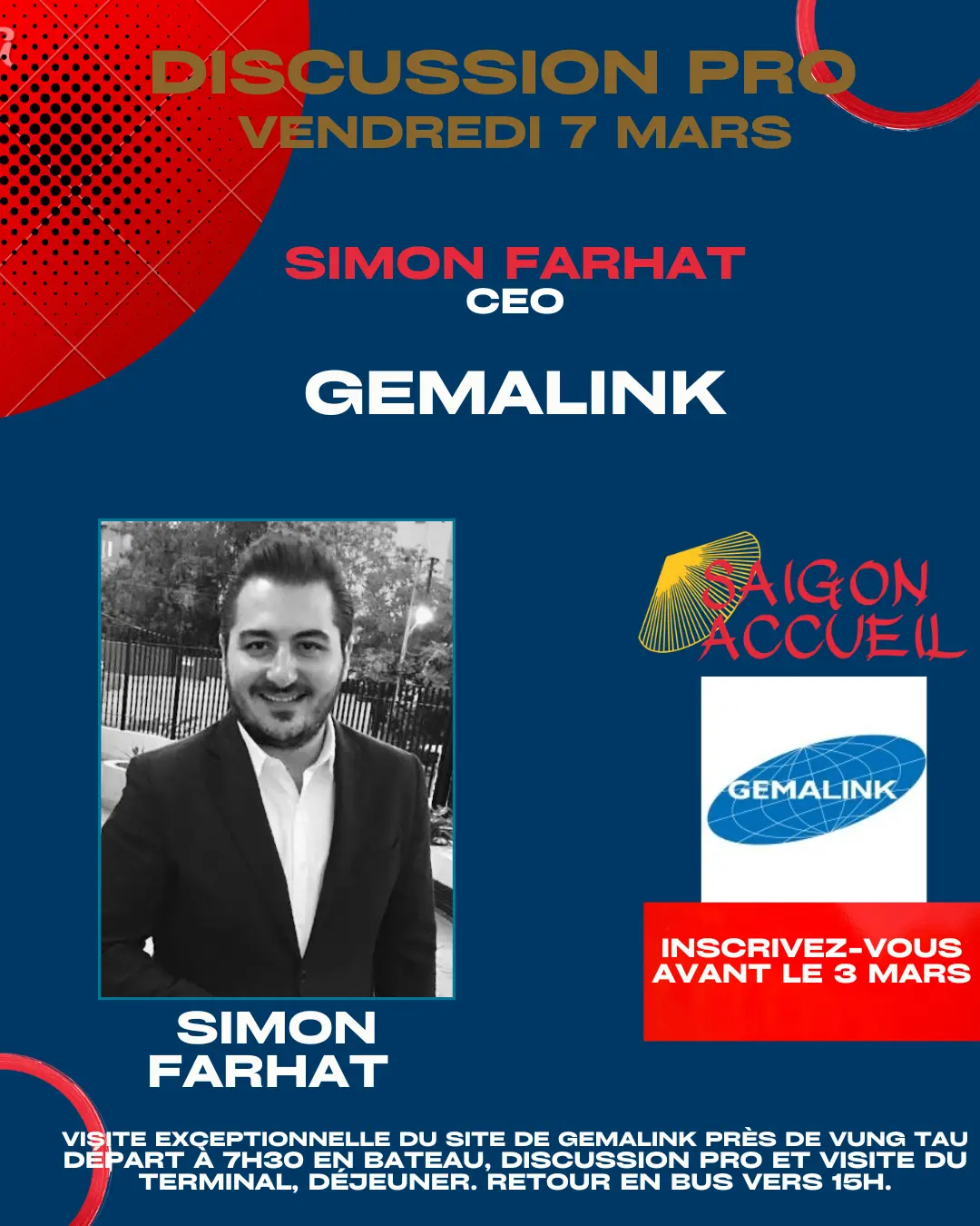 Discussion Pro et visite du site portuaire de Gemalink à Cai Mep ...